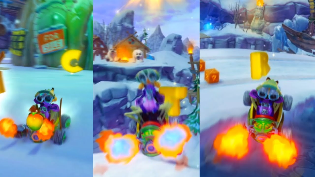 CTR Challenge "POLAR PASS" All 3 Tokens Location - Crash Team Racing ...