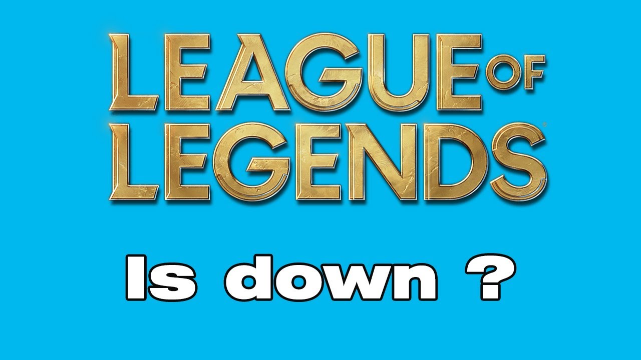 Is league of legends down ? (league of legends account suspended ...