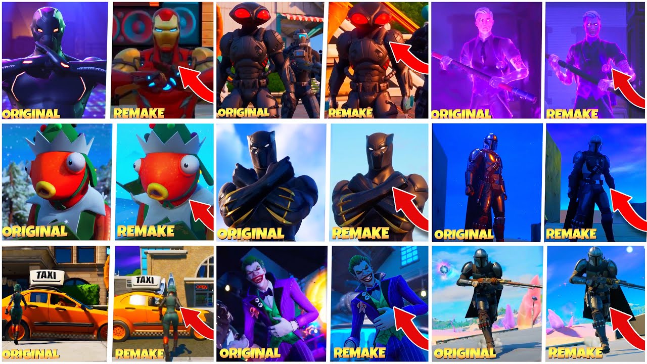 All the Fortnite Trailer Remakes I’ve made WORSE TO BEST - YouTube