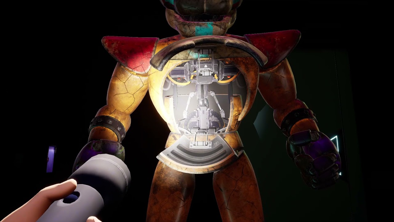 FNAF Security Breach: What's behind A Level 10 security door - YouTube