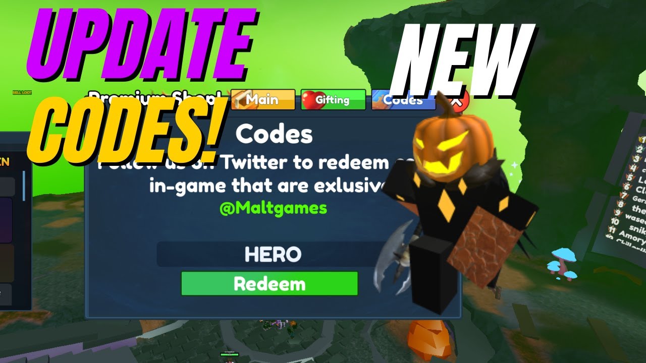 *NEW* UPDATE! HERO!! HALLOWEEN! CODES [🎃] Elemental Dungeons ROBLOX ...