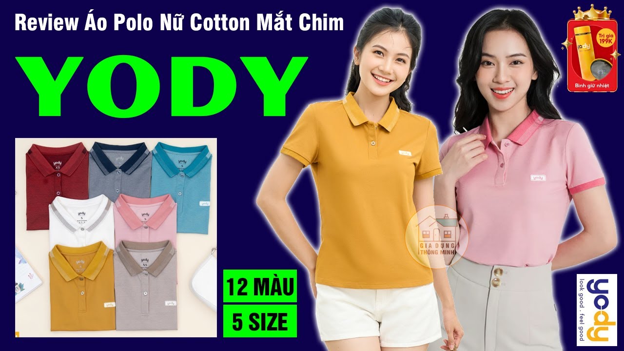 Review Áo Polo NỮ Mắt Chim Yody Có Tốt Không? Giá Tiền? Mua Áo Yody Ở ...
