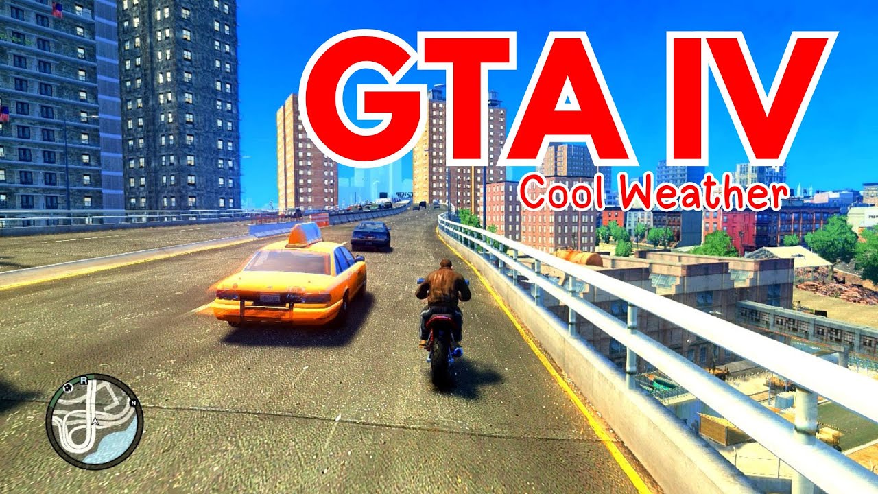 GTA IV (Cool Winter Weather Graphic Mod) - 920M | BingeGameplay - YouTube