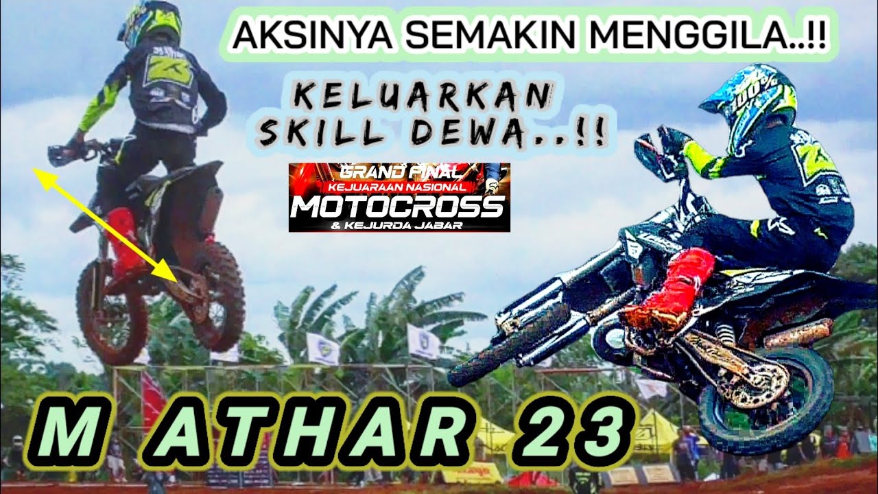 Aksi M Athar 23 Semakin menggila & sukses rebut juara s'e 65cc kejurnas ...