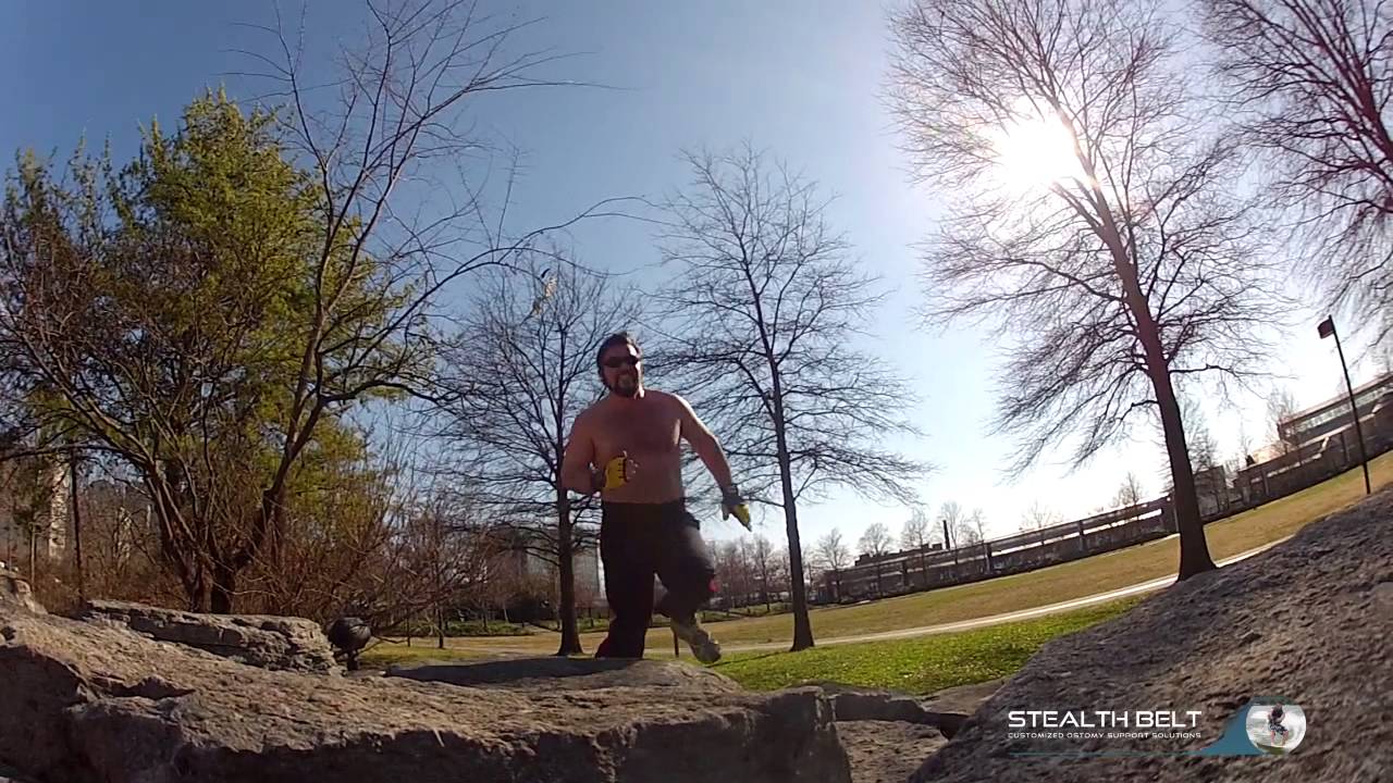 Stealth Belt Running and Jumping through the park. - YouTube