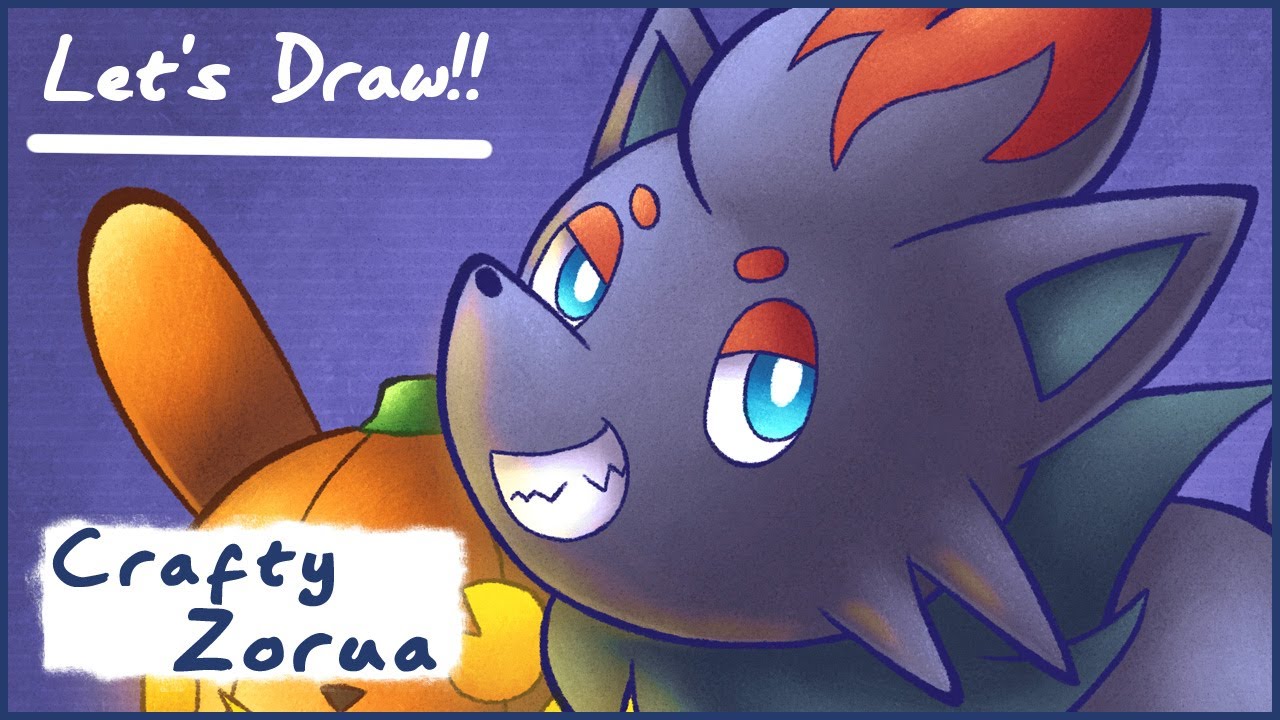 Let's Draw!! - Crafty Zorua Speedpaint - YouTube