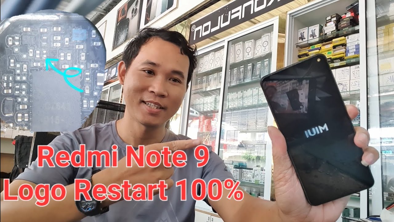 Remove this resister for Redmi Note 9 Logo Restart ...