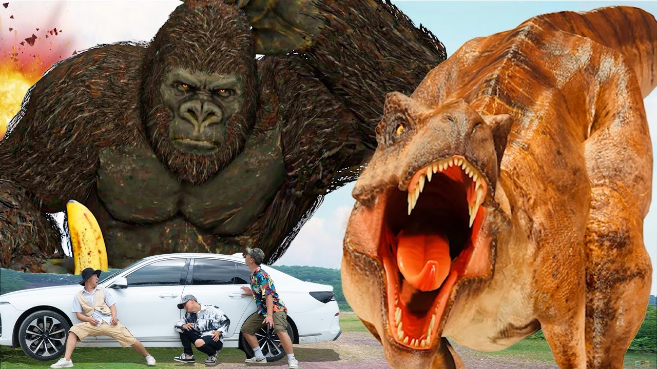 Best Action Movies Dinosaur 2023 Full 4K | T-rex Chase 5 | Jurassic ...