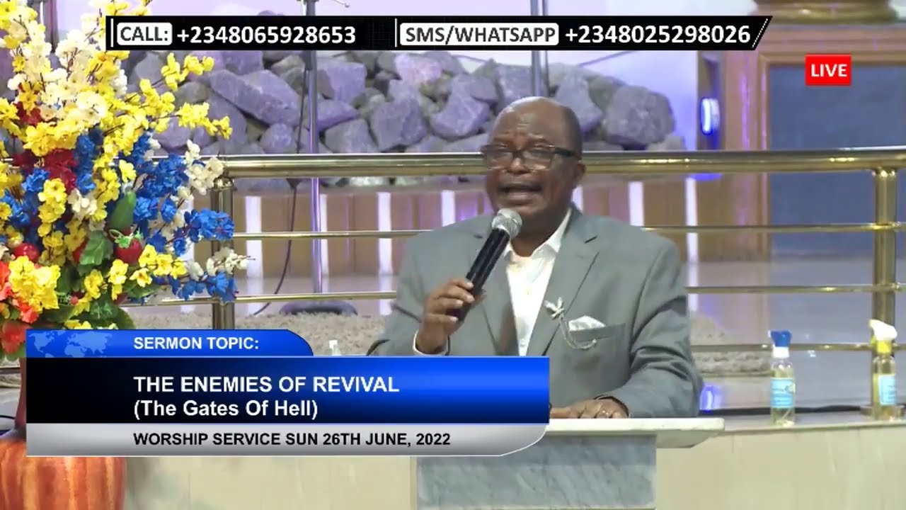 Pastor Moses Alu - The Enemies of Revival (The Gates of Hell) - 26th ...