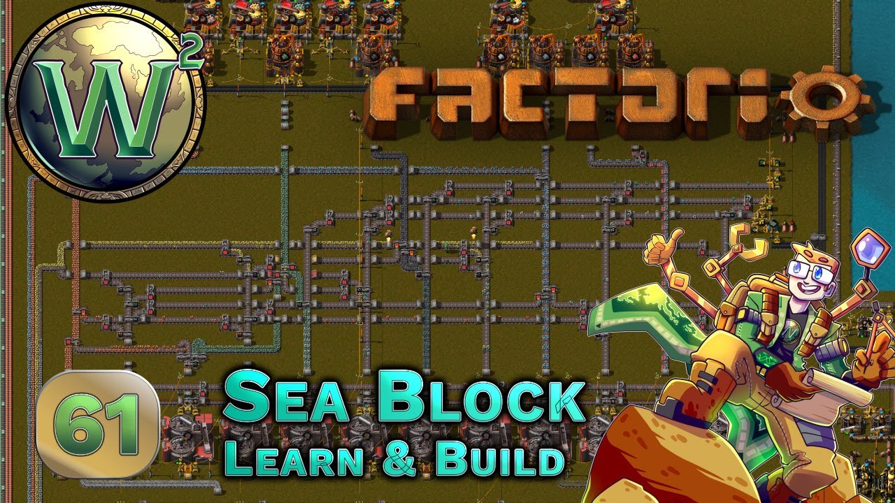 Factorio Sea Block Learn & Build - Sorting Out the Ore Refining Rebuild ...