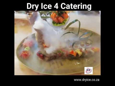 Dry ice for catering | Dry Ice International - YouTube