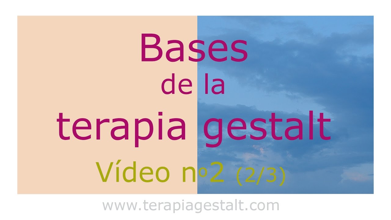 Terapia Gestalt vídeo 2 - Bases: Darse cuenta - YouTube