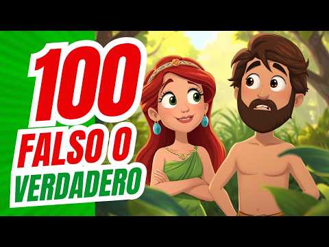 100 Acertijos Bíblicos: FALSO o VERDADERO ❌✅ | Preguntas Difíciles de la Biblia para Cristianos