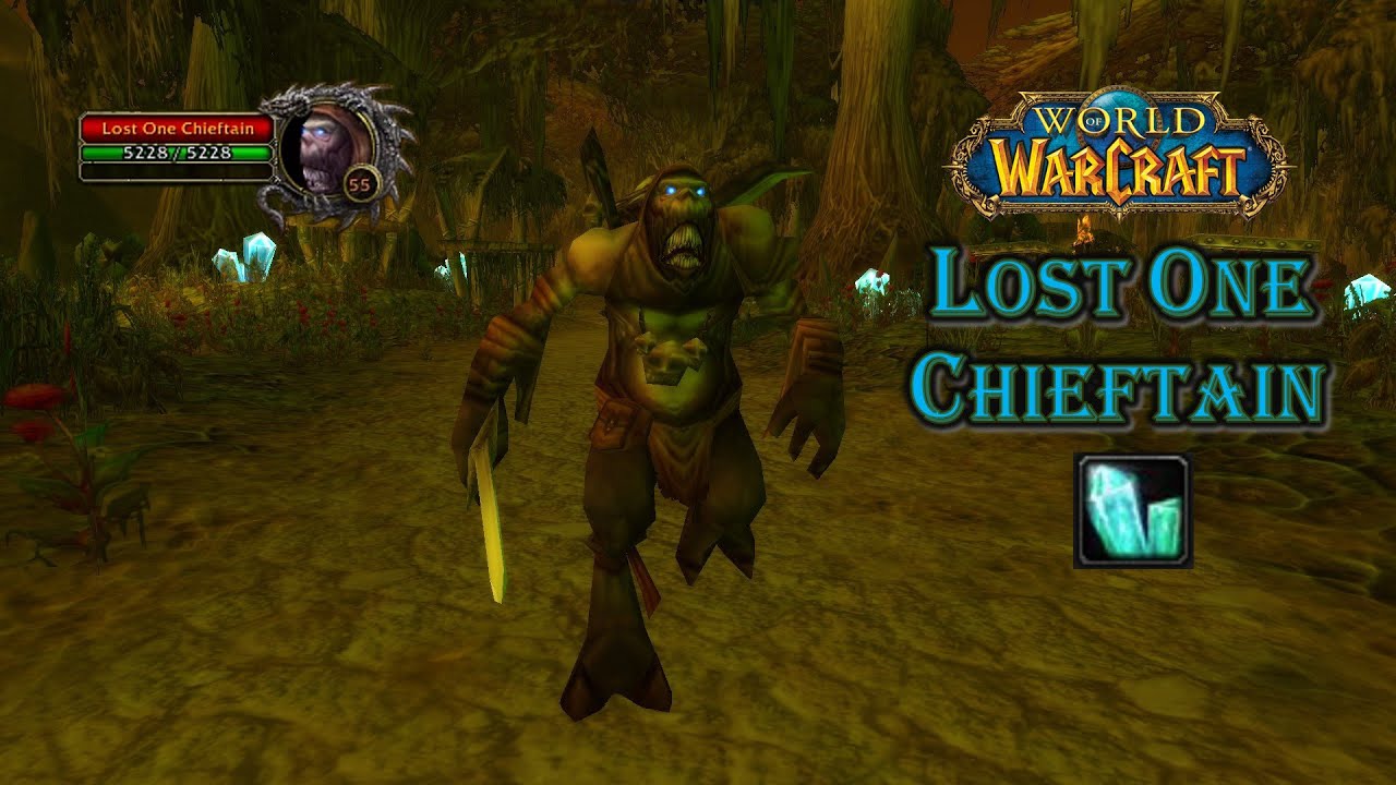 World of Warcraft Lost One Chieftain Rare - YouTube