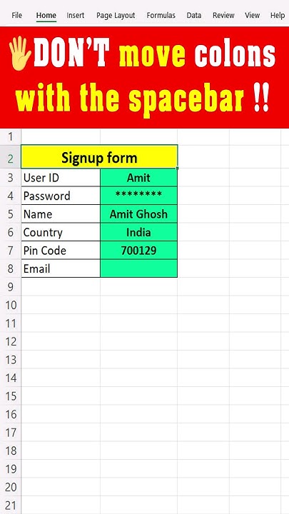 Colon number format in Excel!!👌 | Excel magical trick #shorts #excelshorts #exceltricks # ...