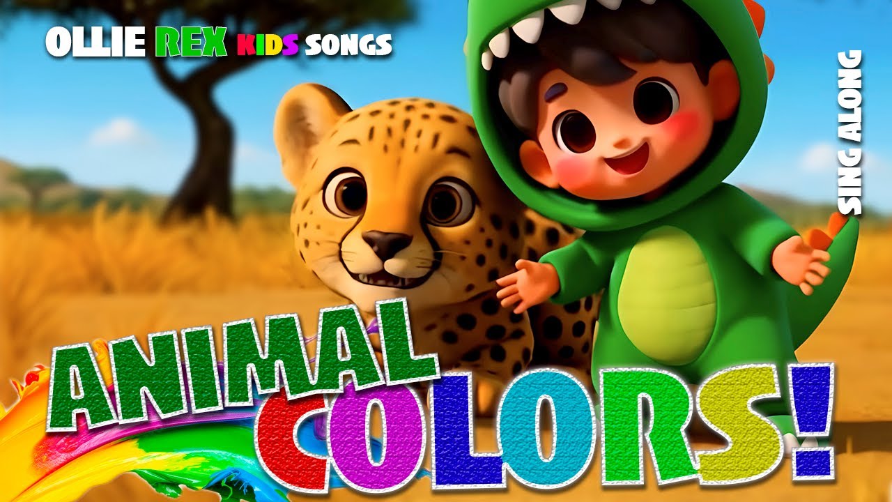 🎨 Learn Colors with Animals in English and Spanish | Fun Kids Song ...