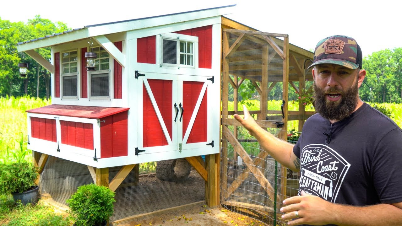 My Chicken Coop Walkthrough Tour With MUST HAVE Features! - YouTube