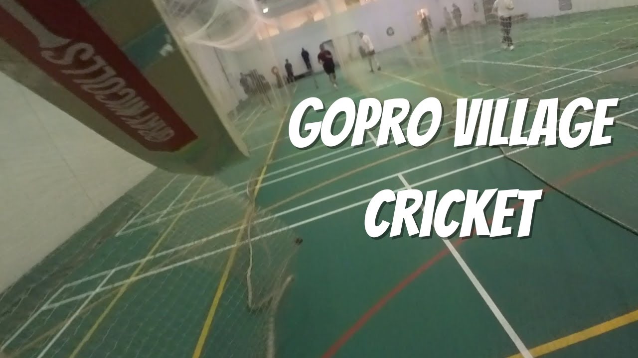 GoPro POV Village Cricket Net Session! Batsman & Bowler Helmet Camera ...