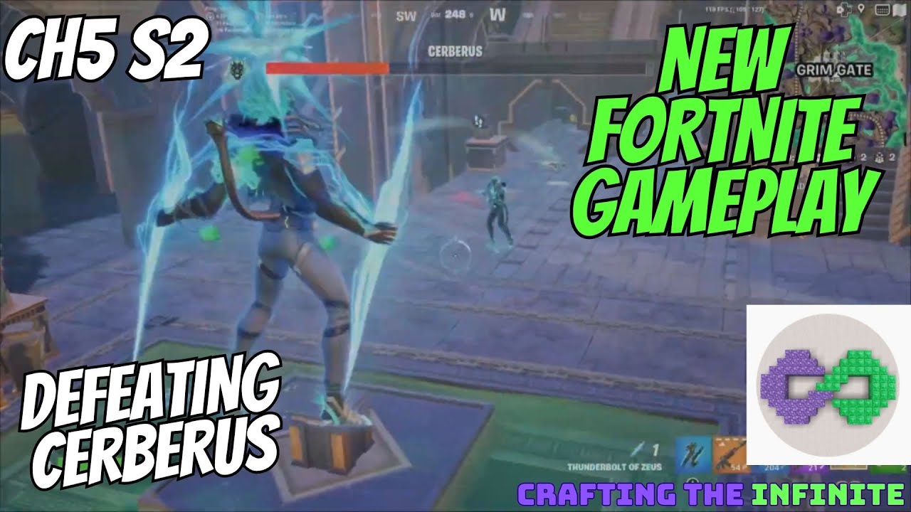 NEW FORTNITE GAMEPLAY - Defeating Cerberus Boss - YouTube
