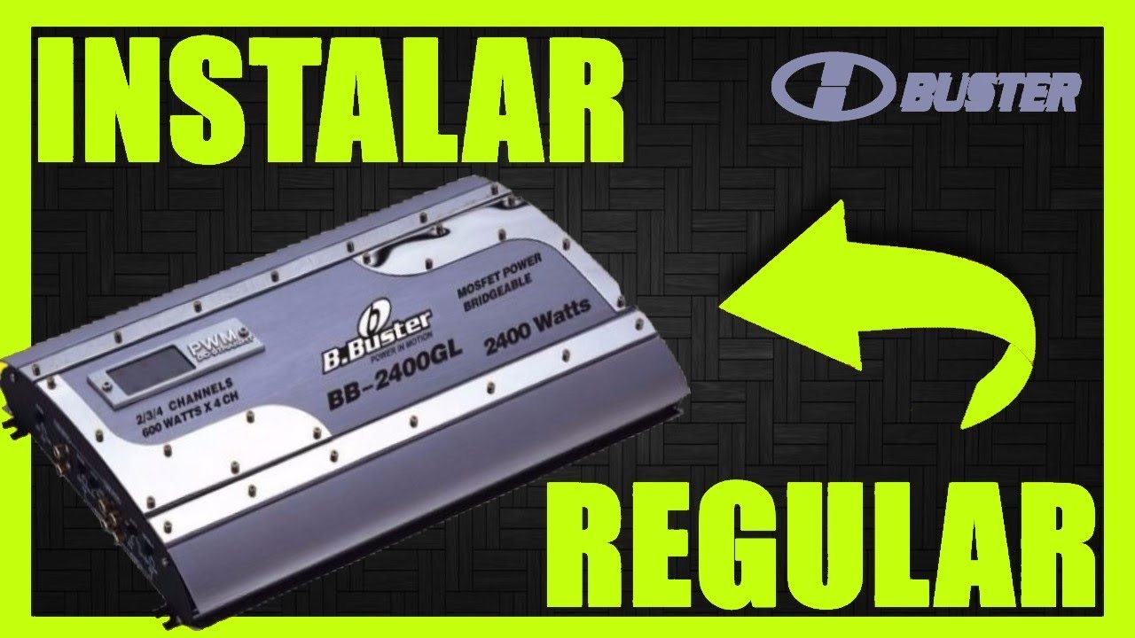 INSTALAR E REGULAR MÓDULO B.BUSTER 2400W #ALANROD - YouTube