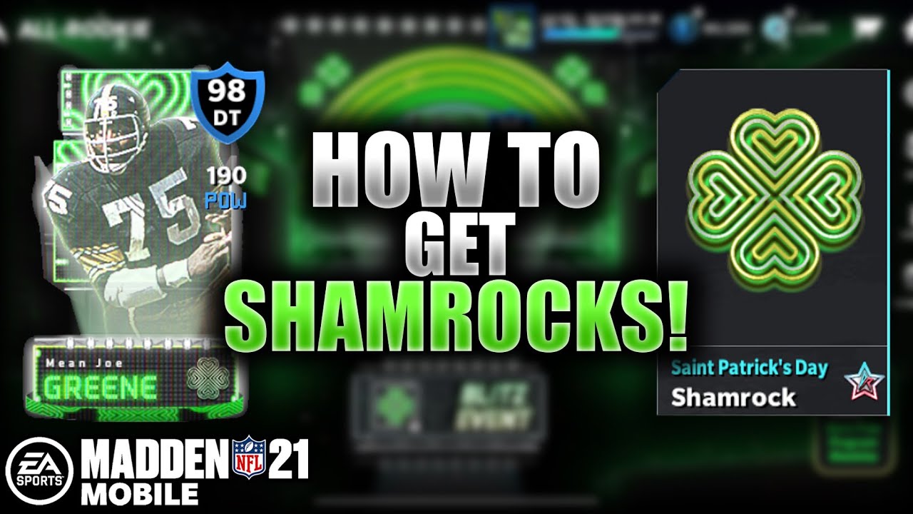 HOW TO GET ST. PATRICKS DAY SHAMROCKS! - Madden Mobile 21 - YouTube