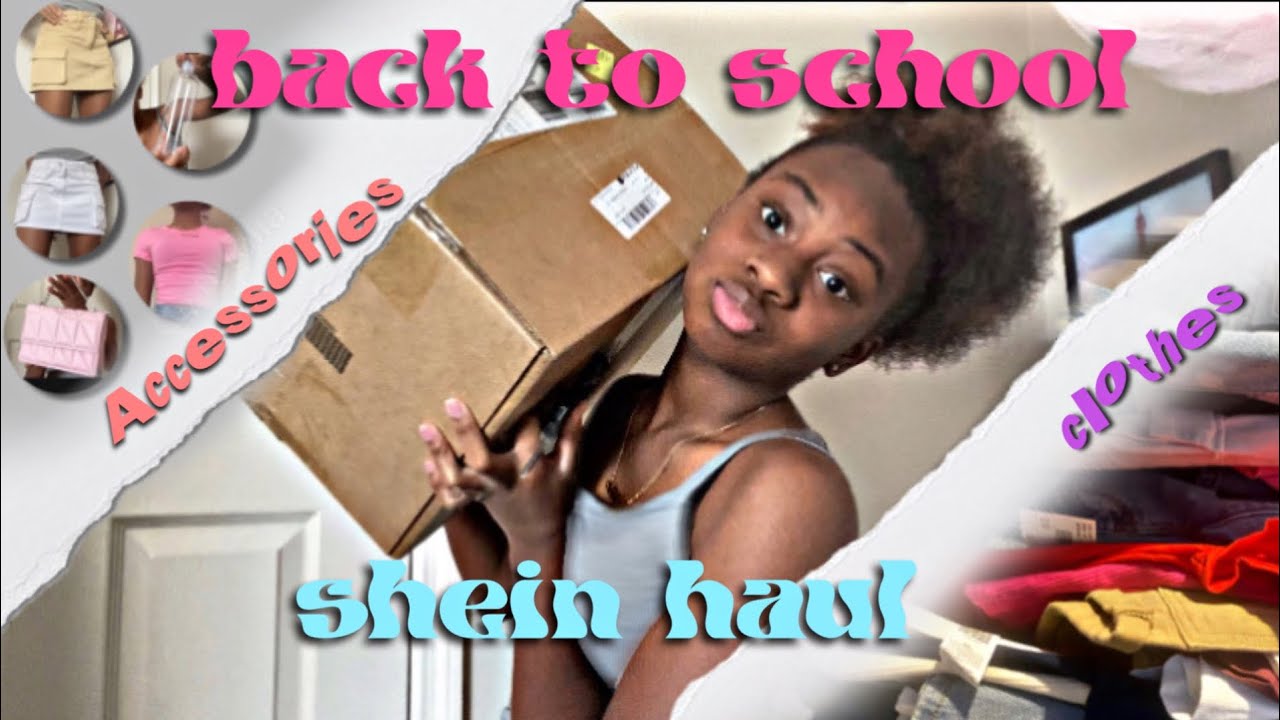 SHEIN BACK TO SCHOOL HAUL - YouTube