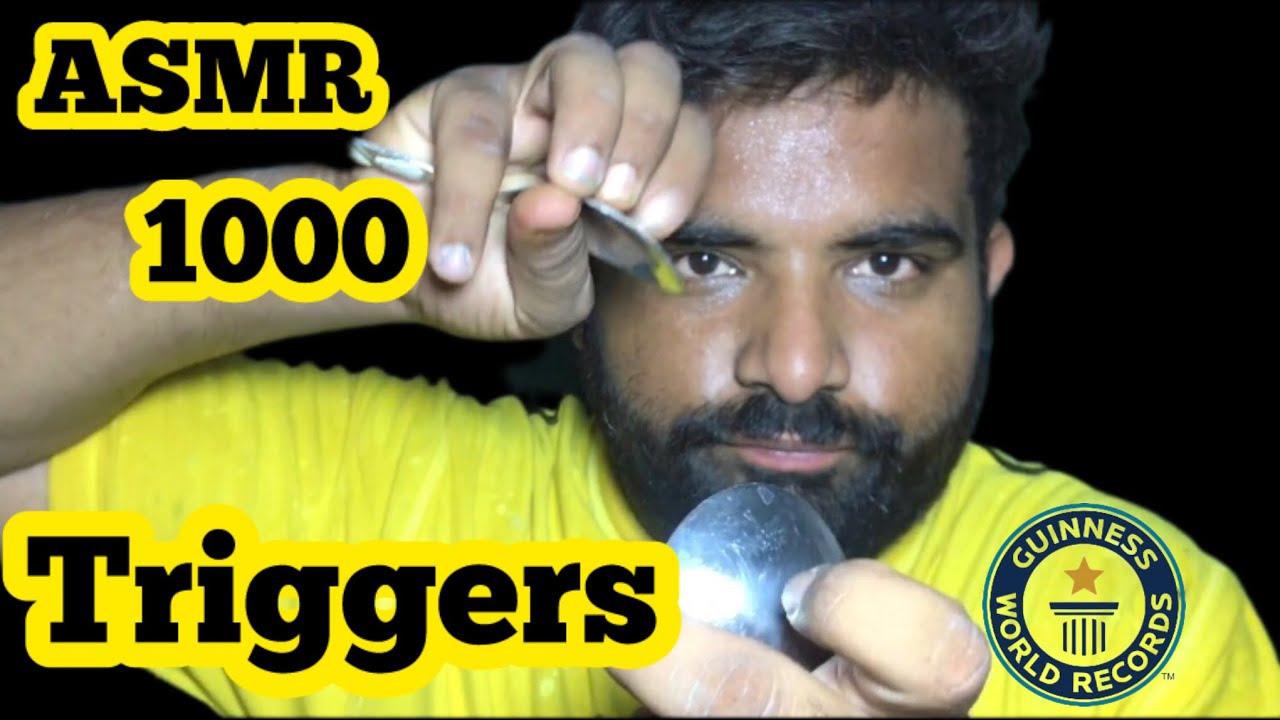 ASMR 1000 Triggers in World Record - YouTube