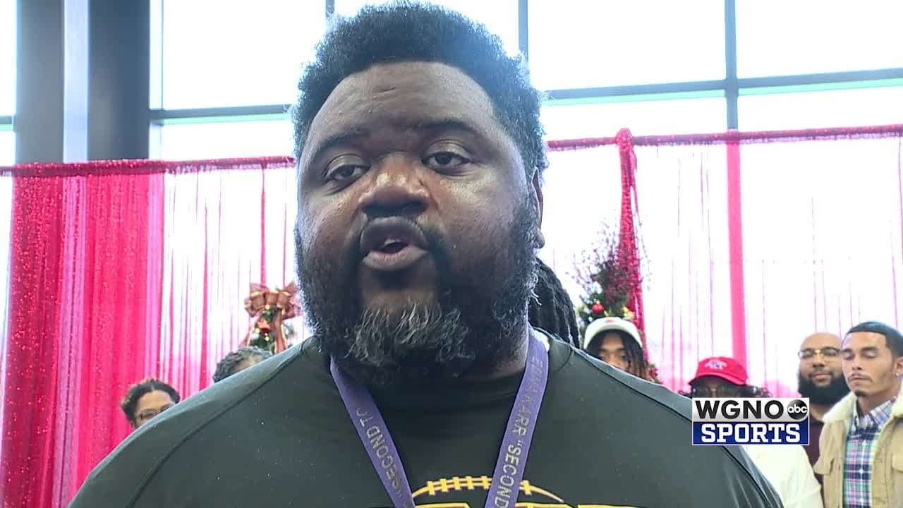 Edna Karr head football coach on National Signing Day - YouTube