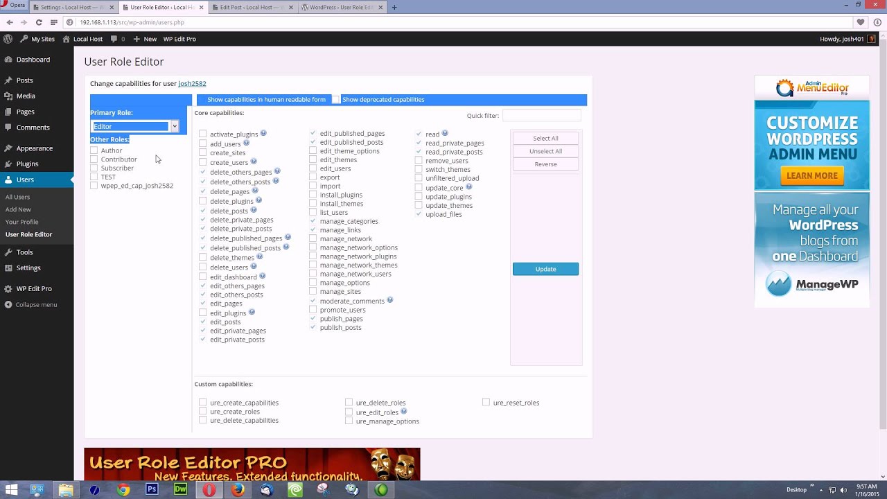 Buttons Administration - YouTube
