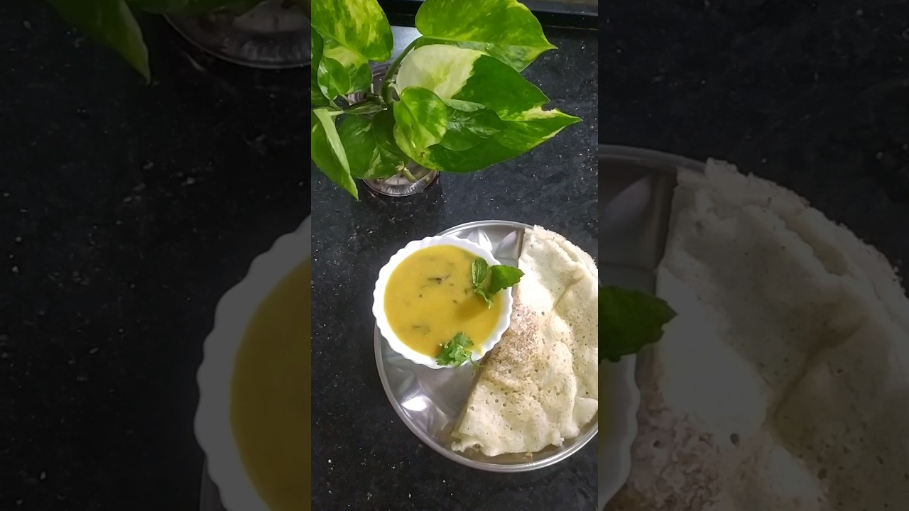 dosa making process #dosa #kaaramdosa #breakfast #tiffin #chutneys # ...