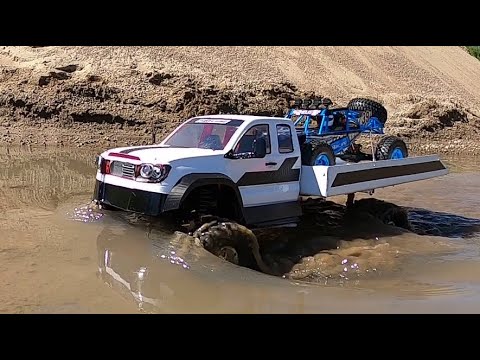 FULL ACTION !!! DUALLY scale rc truck, buggy JJRC Q39 rc car ,adventure ...