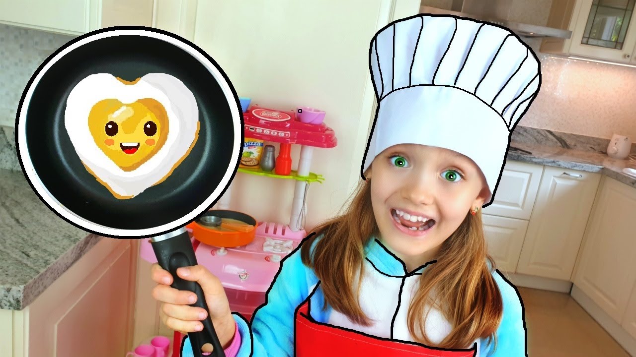 Nastya and papa Cooking Breakfast for Mama - YouTube