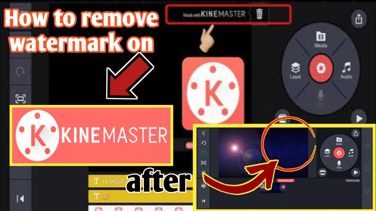 How to remove watermark in kinemaster #watermark#kinemaster - YouTube