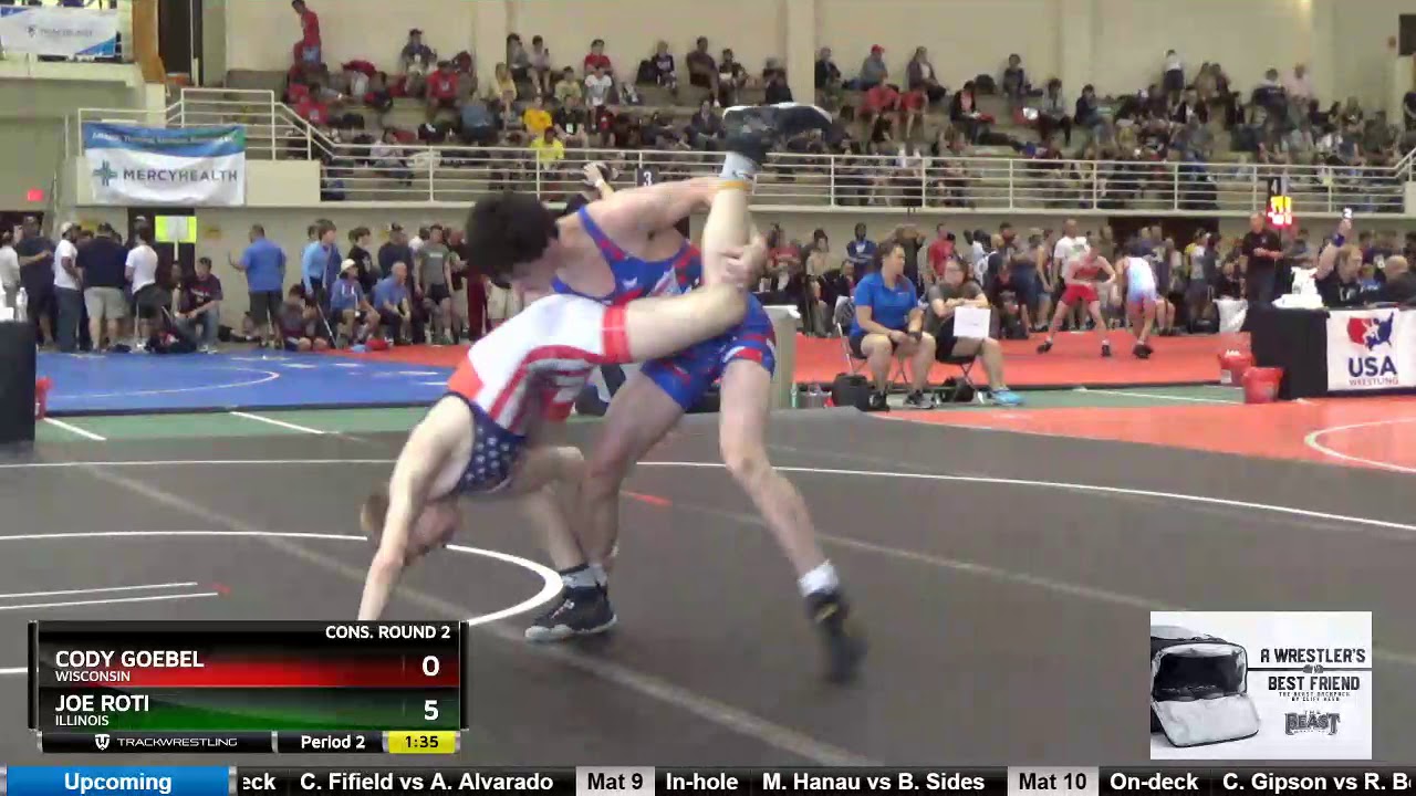 16U 120 Cody Goebel Wisconsin Vs Joe Roti Illinois - YouTube