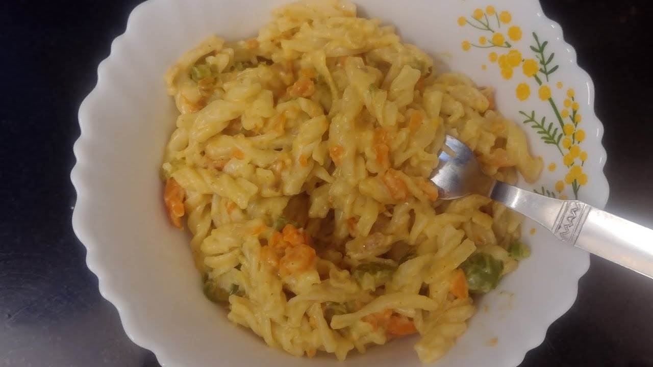 Healthy white sauce pasta recipe|| white sauce pasta without cheese ...
