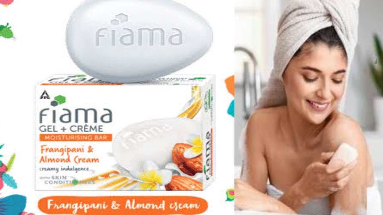 Fiama Gel+Cream moisturizing Bathing bar with Frangipani & Almond cream, review+Demo. benefits ...