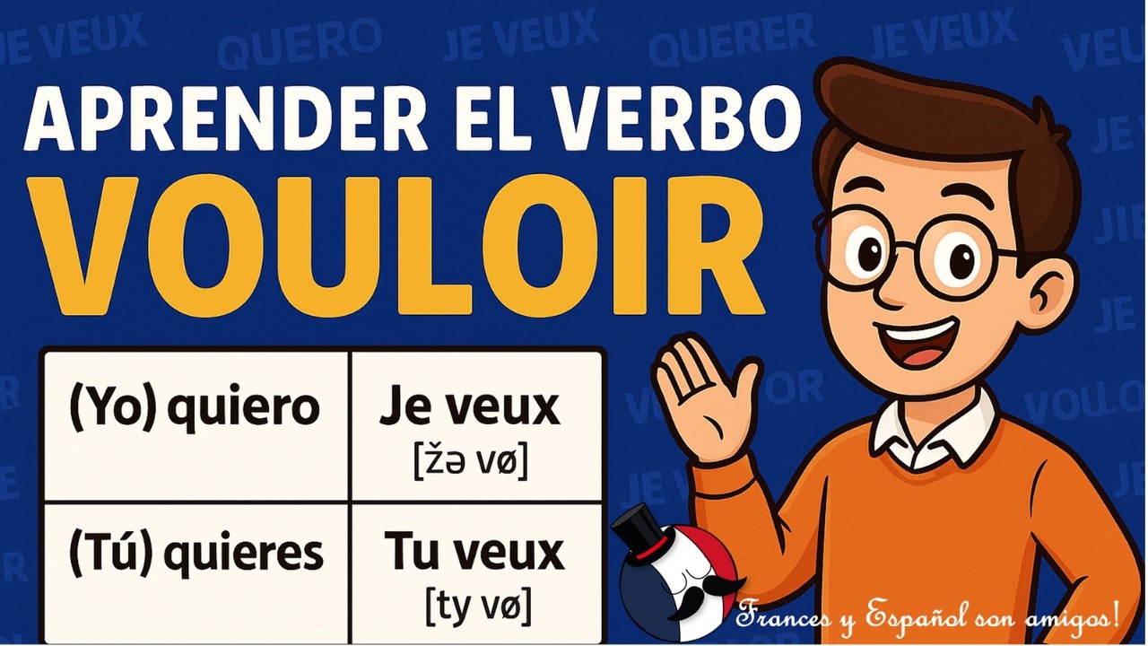 Cómo usar el verbo "Vouloir" en francés | Conjugación y ejemplos - YouTube