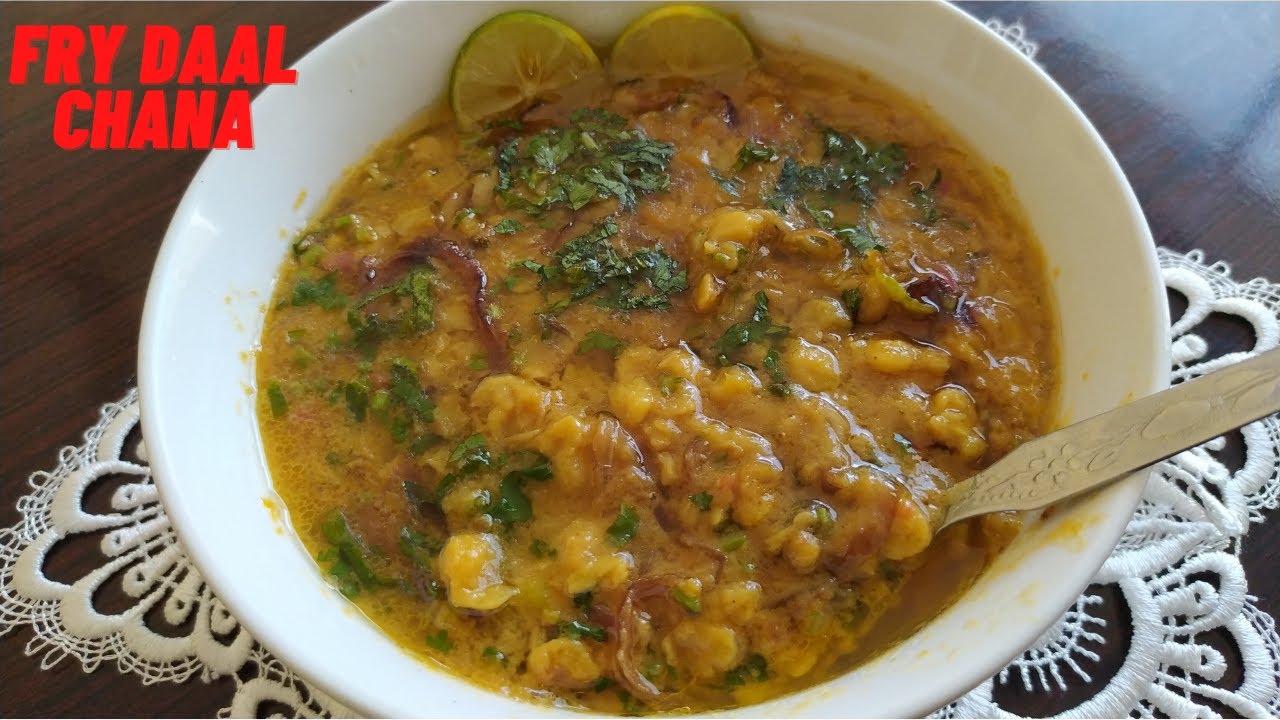 Fry DAAL CHANA Recipe | Fried Chana Daal Dhaba Style Restaurant Style ...
