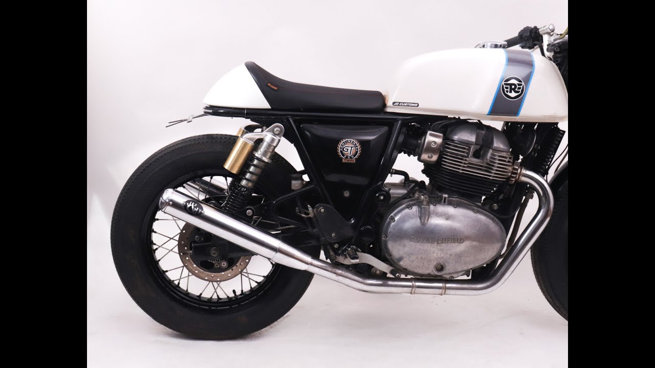 Exhaust for Royal Enfield Continental Gt650 & Interceptor 650 - YouTube