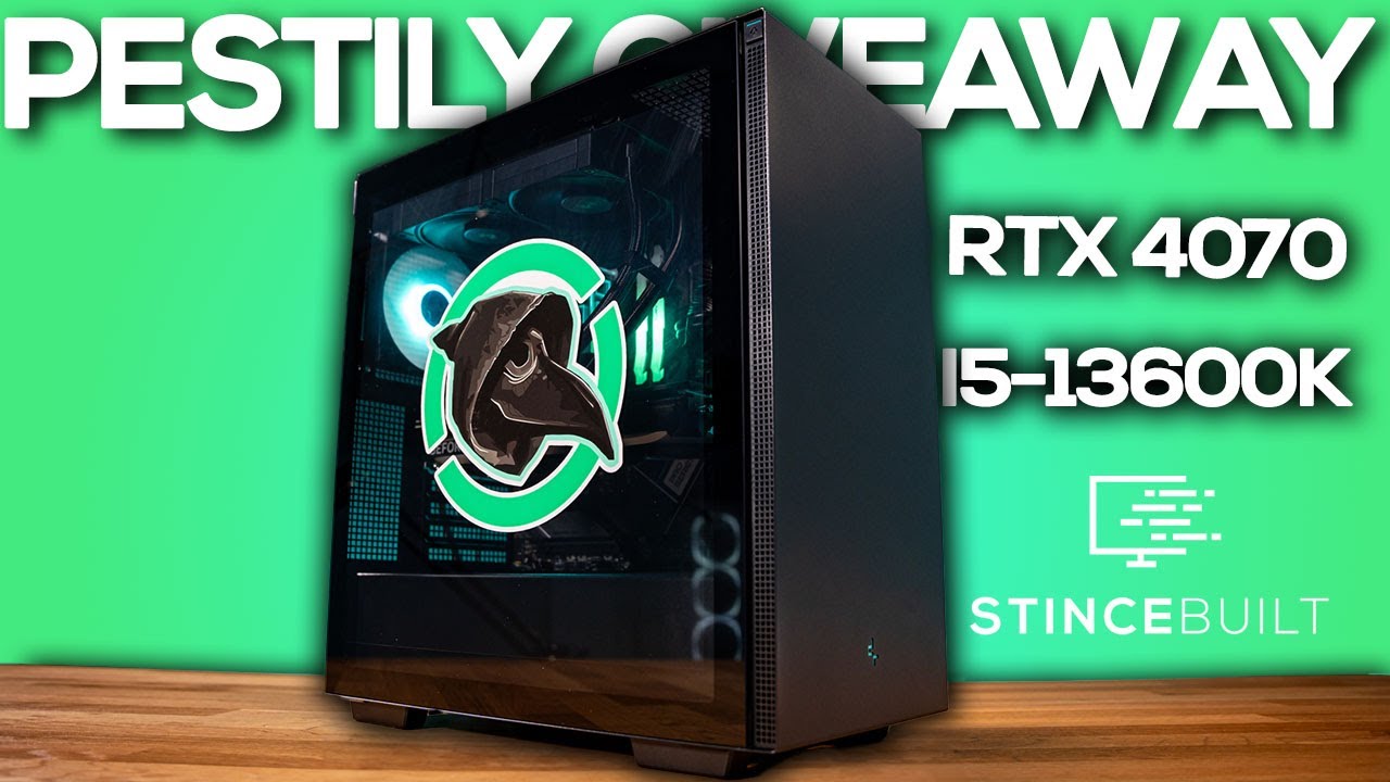Pestily 5 Year Giveaway PC BUILD RTX 4070 & 13600k In the CH510 Case ...