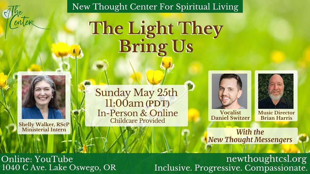 The Light They Bring Us with Shelly Walker, RScP - Sundays at the ...