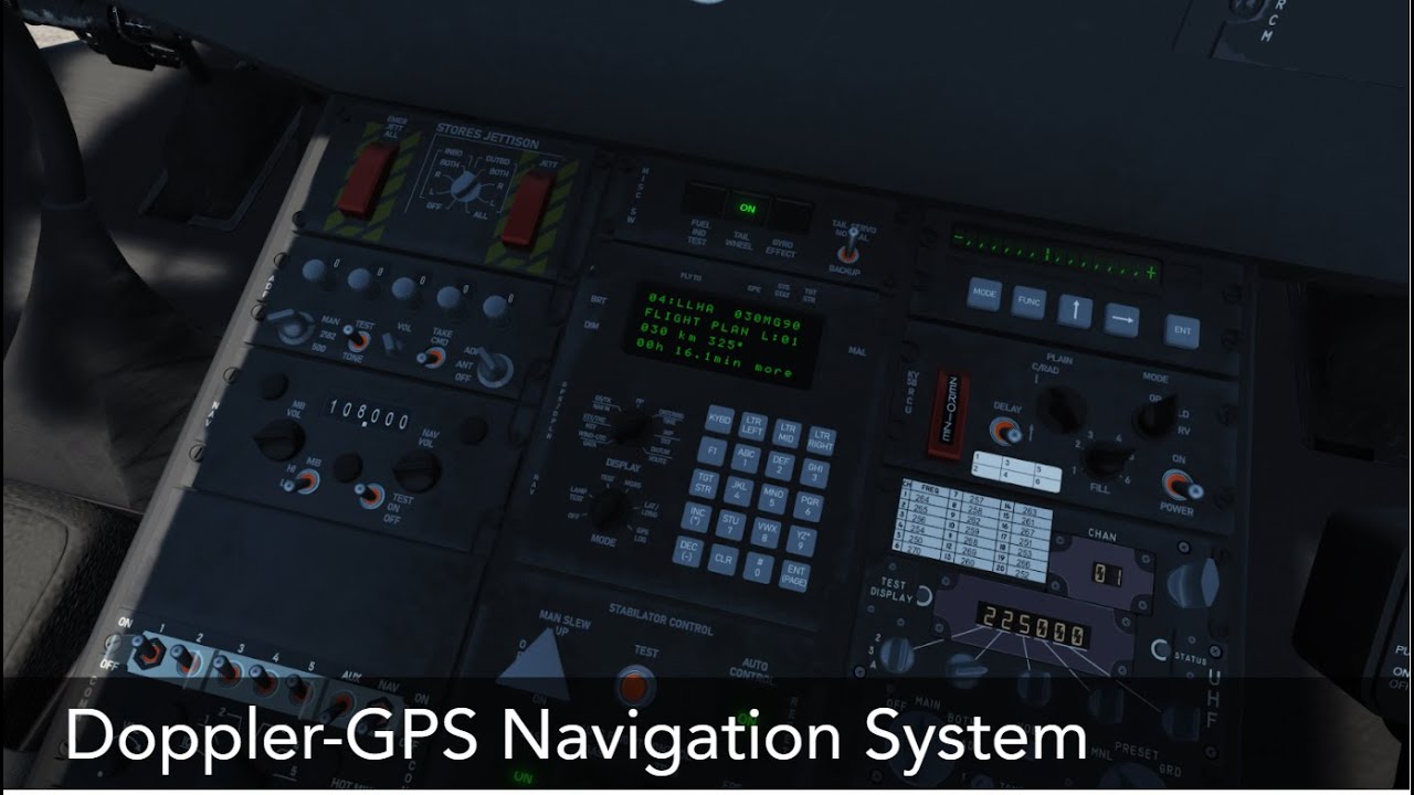 DCS: UH-60L BLACKHAWK | MENUS da Navegação GPS Doppler - YouTube
