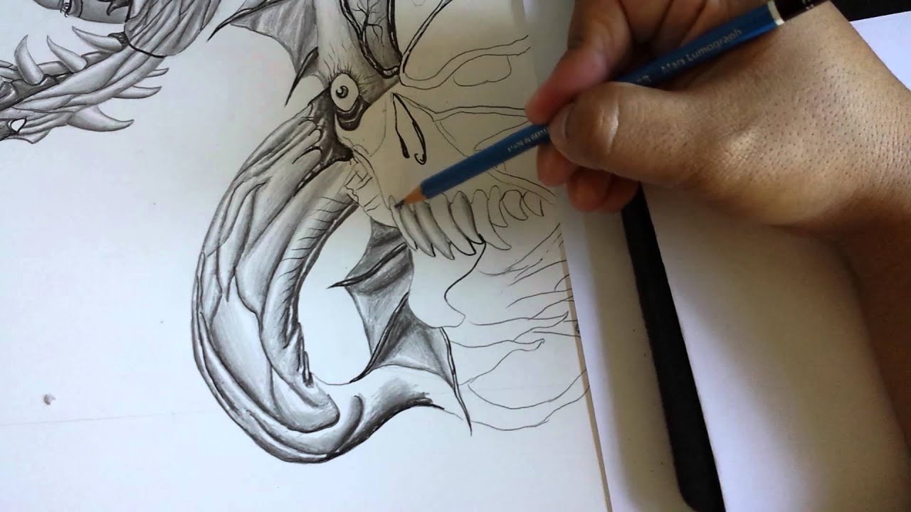 How to draw a swap monster. PART 4 - YouTube