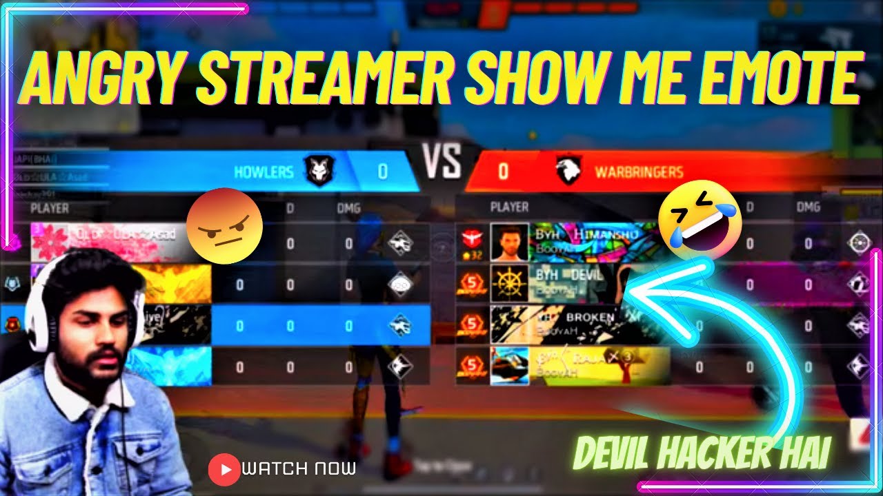 Angry Youtube Streamer 🤣 Abusing Me & My Teammates 🤬 After loosing A ...