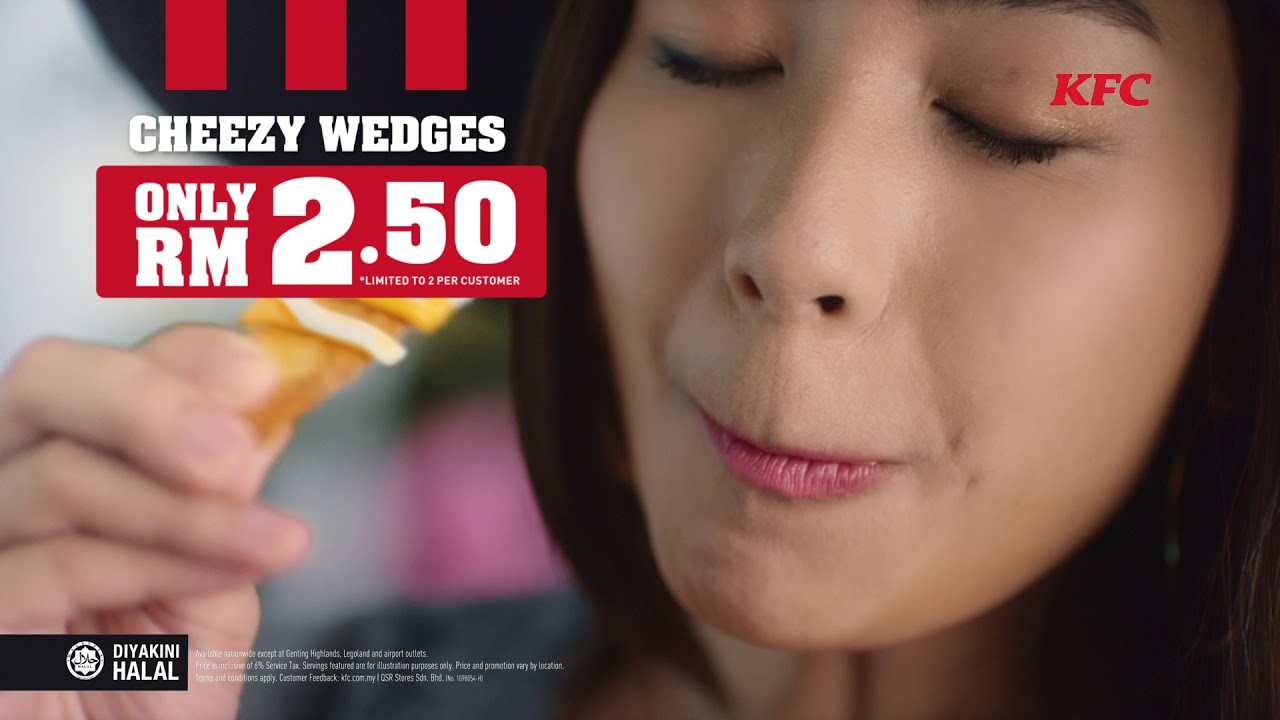 KFC Cheezy Wedges for RM2.50 - YouTube