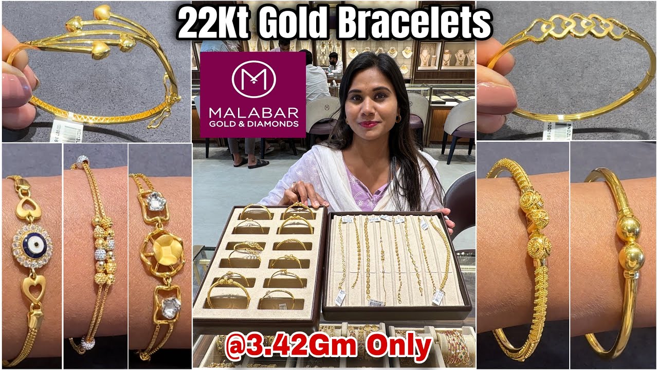Malabar Gold Bracelet & Kada Designs With Price| Gold Kada Bangles With ...