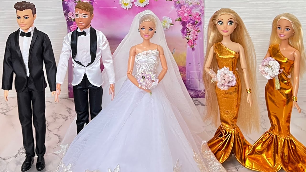 BARBIE & KEN WEDDING DAY /Wedding Ceremony 👰‍♀️💍🌹 - YouTube