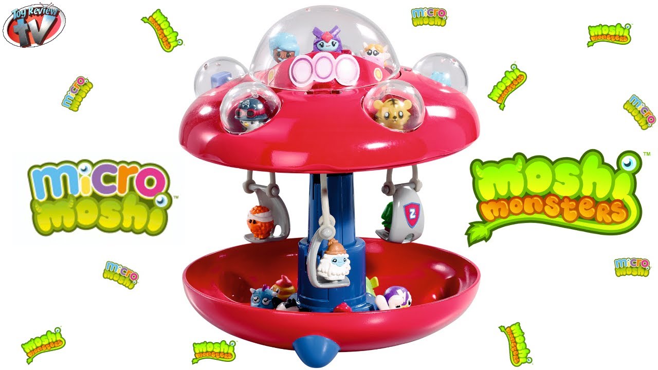 Moshi Monsters: Micro Moshi Spaceship Playset Toy Review, Vivid - YouTube