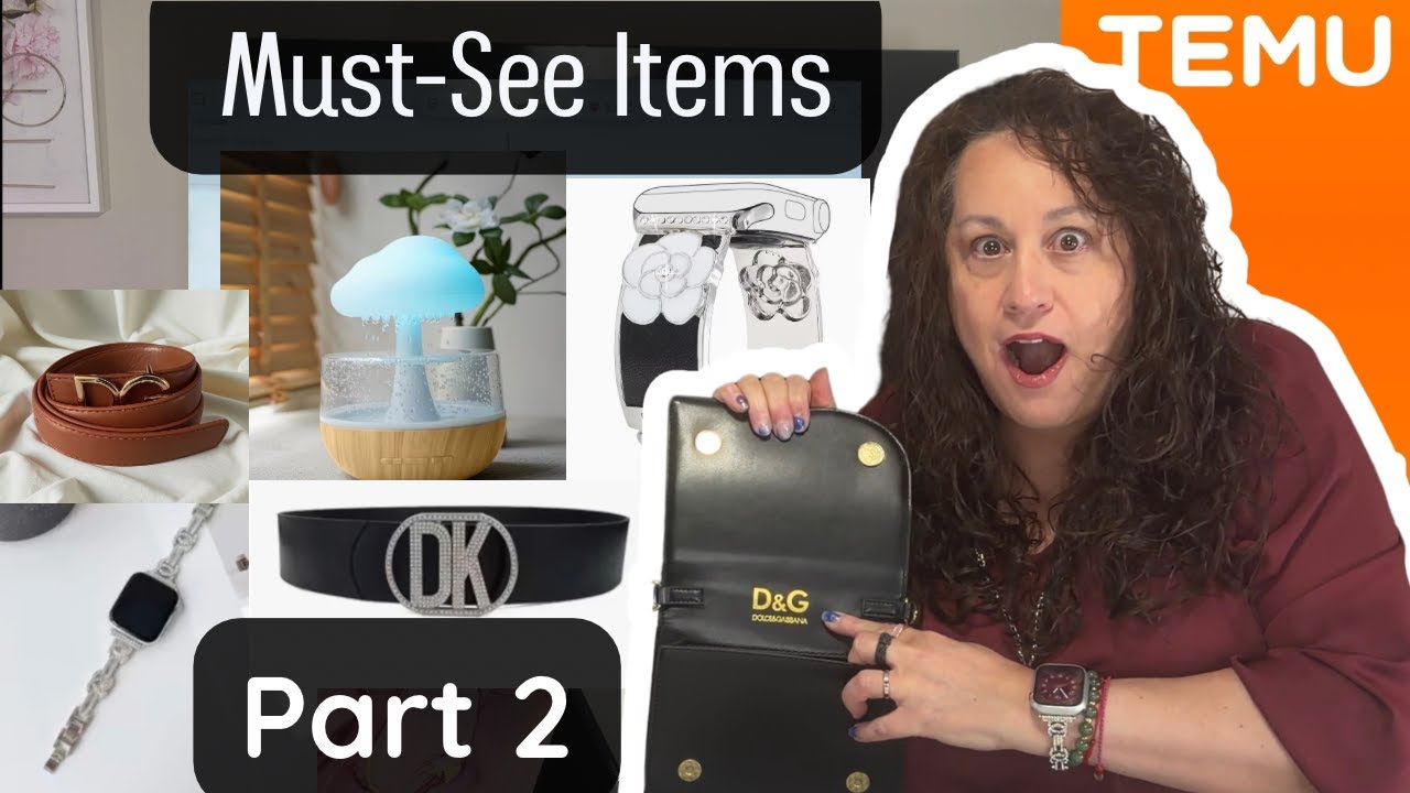 Must See! Temu Haul Part 2 | Designer Look For Less - YouTube