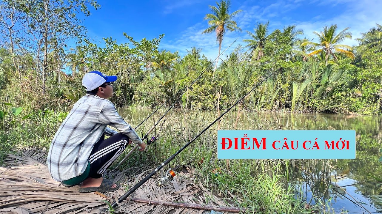 CÂU CÁ TRA SÔNG Ở ĐIỂM CÂU CÁ MỚI QUÁ LÝ TƯỞNG | HUYNH KHOA FISHING ...